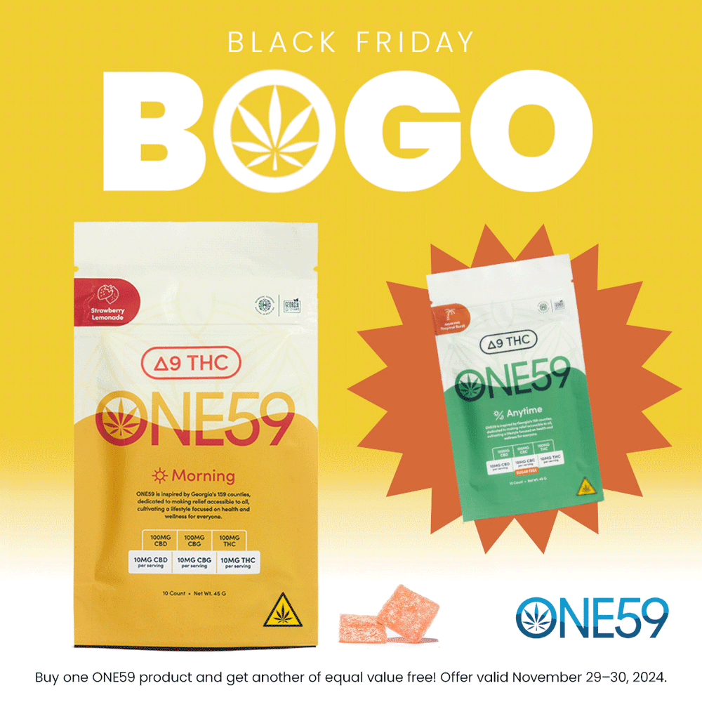 Buy THC, CBD, CBN, & CBC Products in Georgia - ONE59
