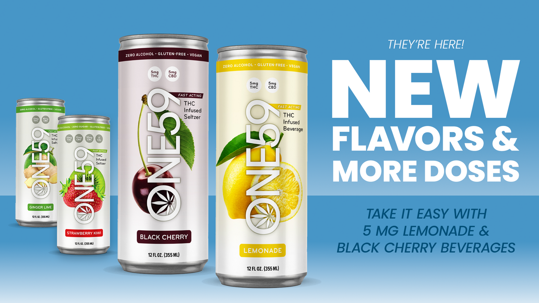 Premium Delta-9 THC Beverages and Products – ONE59